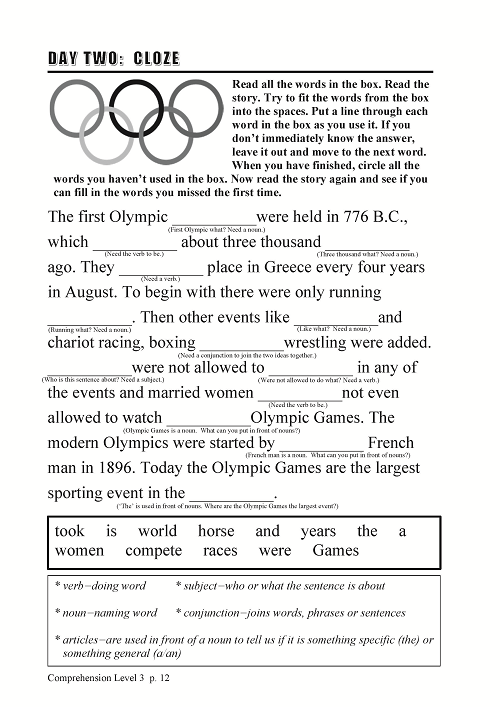 Parts of Speech – Cracking the ABC Code